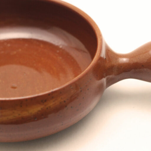 Enameled terracotta frying pan – miniSouk
